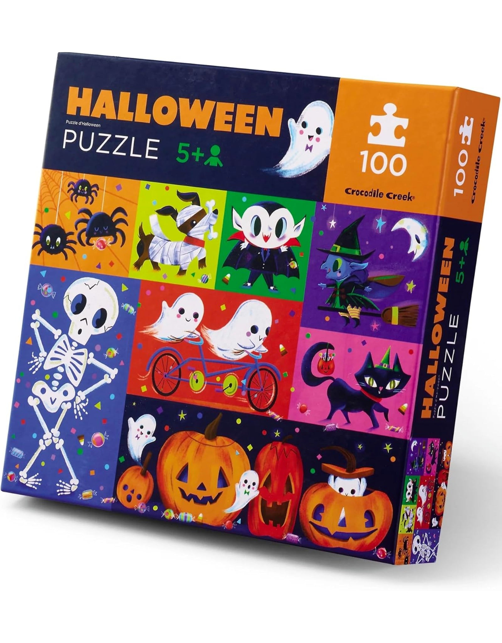 Casse-tête 100 pièces - Halloween - Crocodile Creek | Veille sur toi