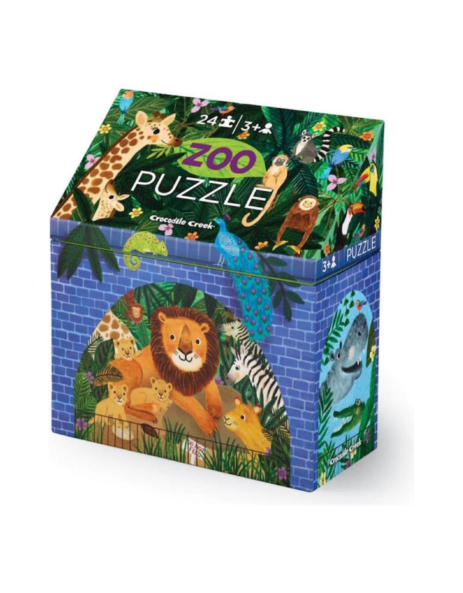 Casse-tête - 24pièces - Le zoo 3+ - Crocodile Creek – Veille sur toi